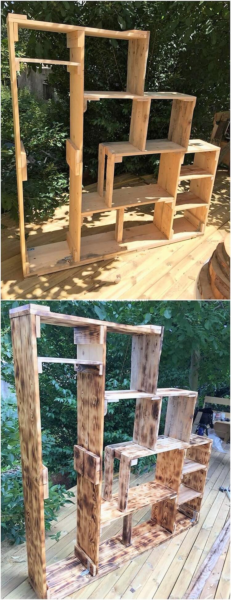 Pallet Shelving Unit | Wooden Pallet Ideas