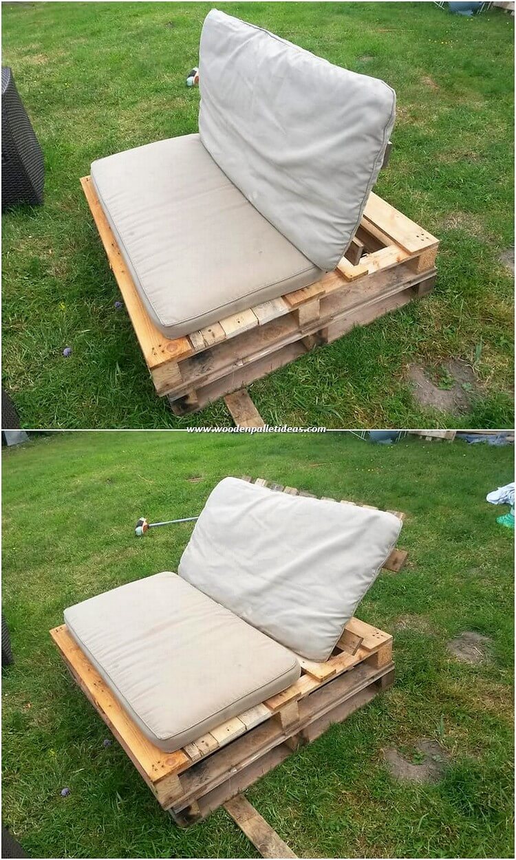 Pallet Garden Seat | Wooden Pallet Ideas